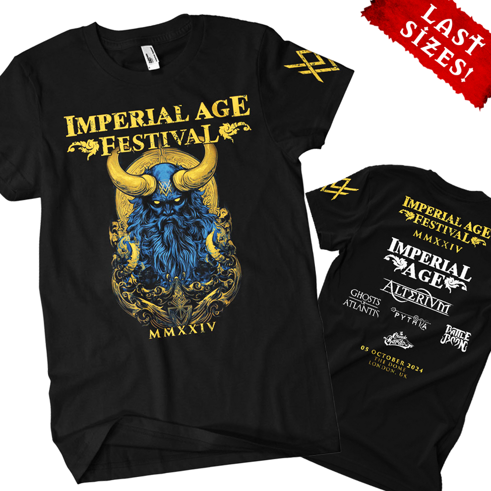 IMPERIAL AGE FESTIVAL T-SHIRT (LAST SIZES!) – IMPERIAL AGE MERCHANDISE