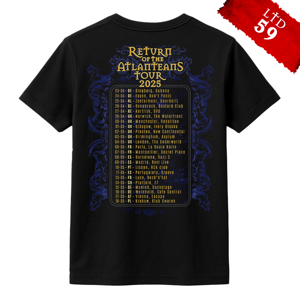 GOLD SIGN - Tour 2025 T-Shirt (LTD 59) – IMPERIAL AGE MERCHANDISE
